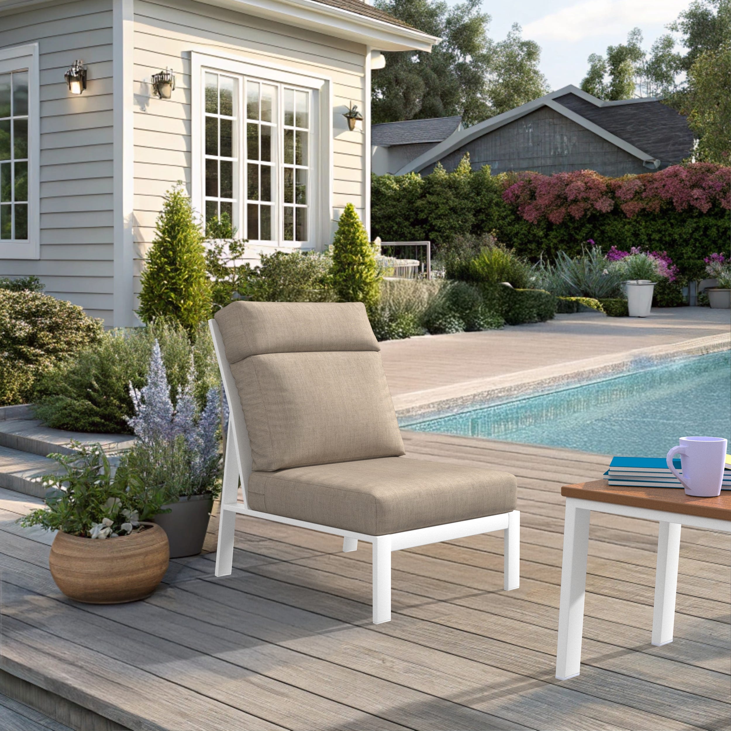 Ashford Middle Chair for Patio Sectionals | Modular Comfort | PatioHQ