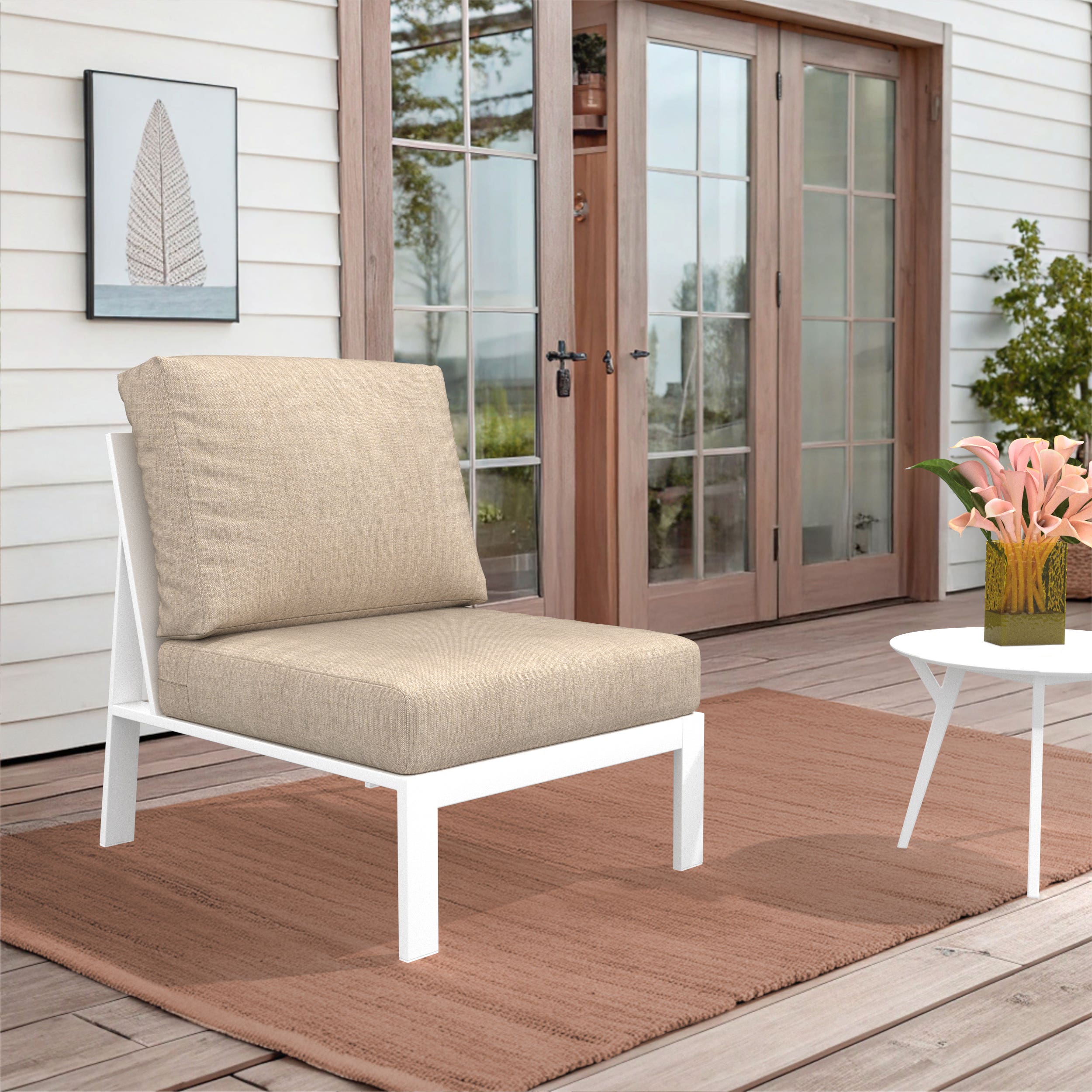 Brighton Middle Chair for Modular Patio Sectionals | PatioHQ