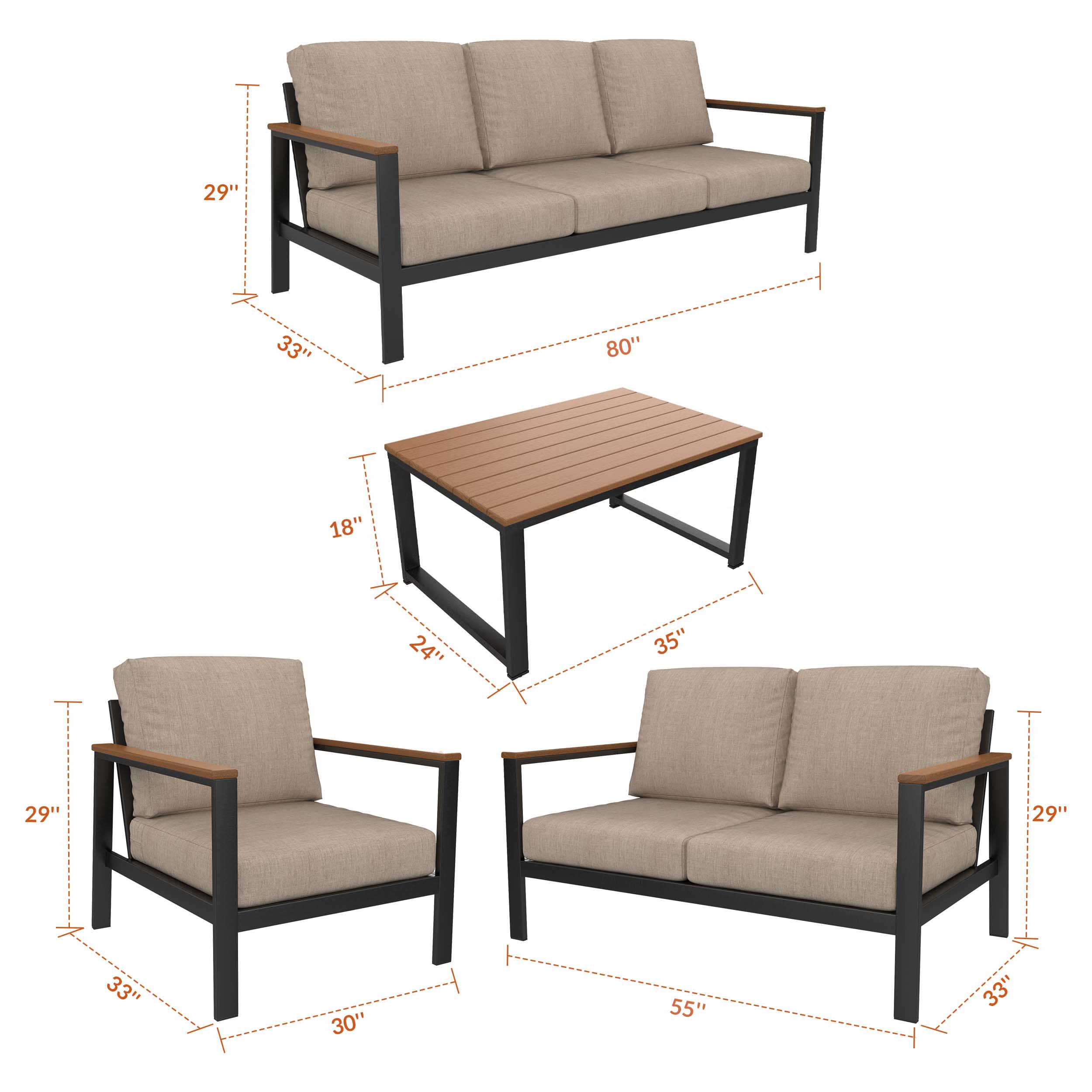 Hanover 8-Piece Ultimate Patio Set – Full Outdoor Comfort | PatioHQ