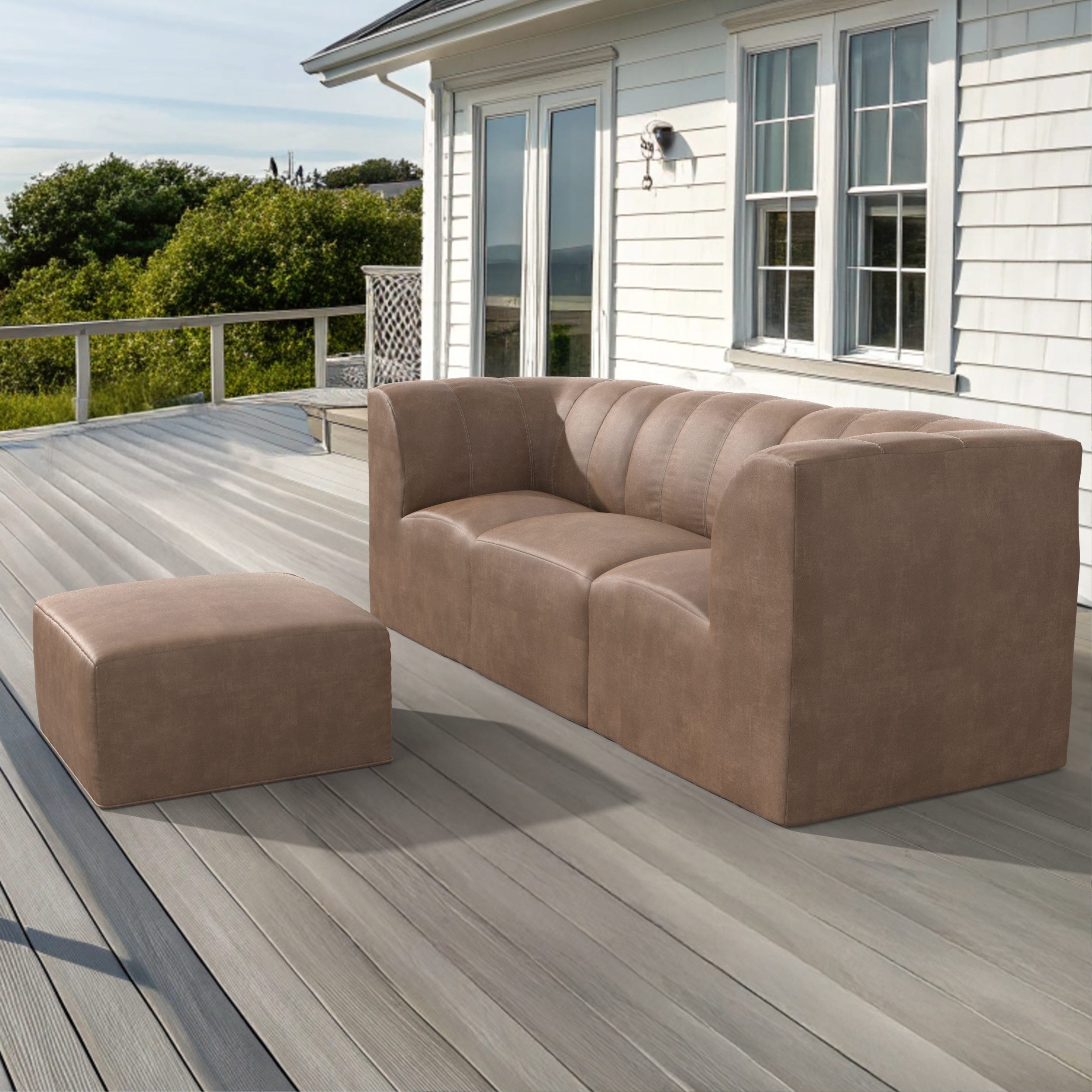 Murano Patio Sectional 90-Degree Corner Chair – Stylish Outdoor Comfort ...