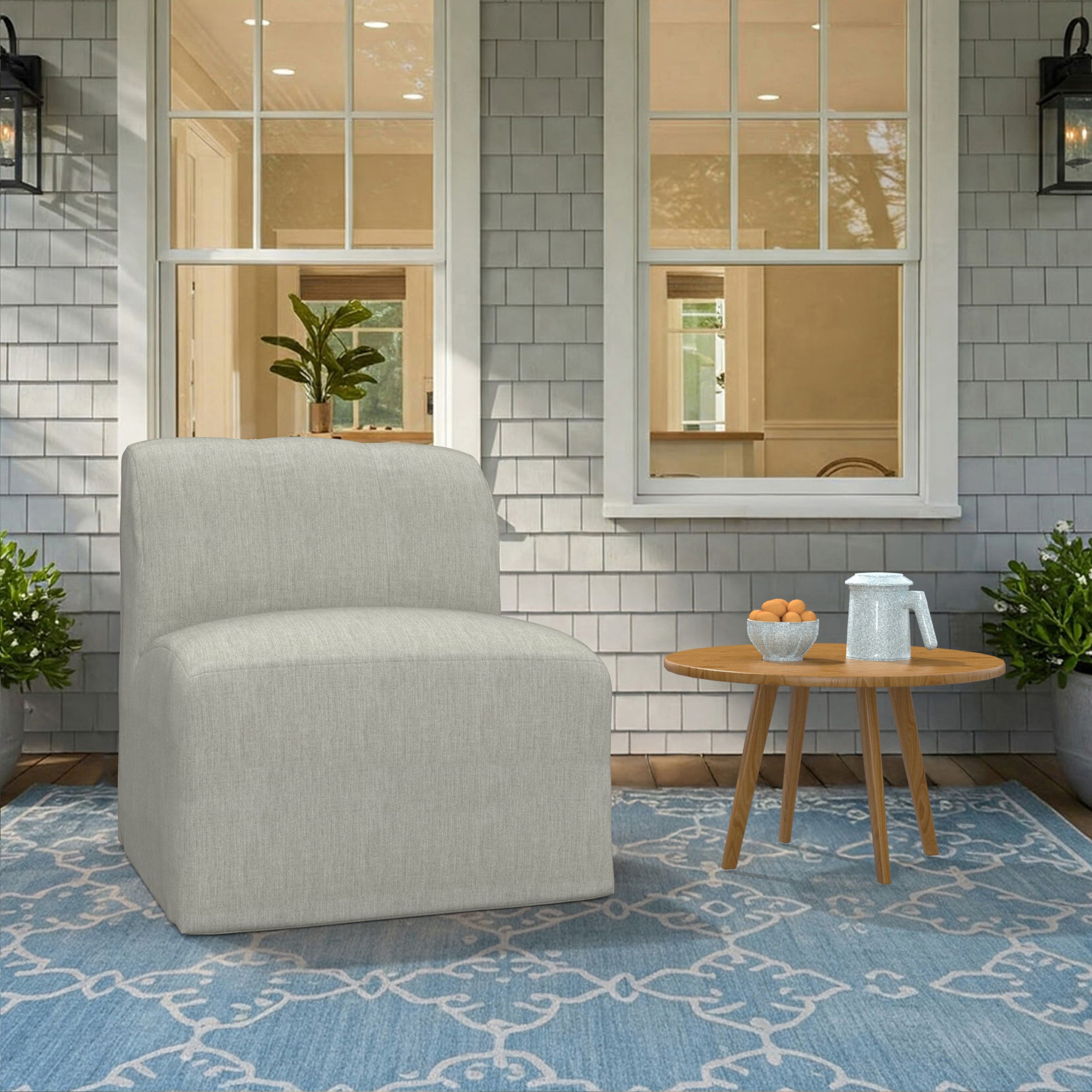 Murano Patio Sectional Middle Chair – Modern Comfort for Outdoor ...