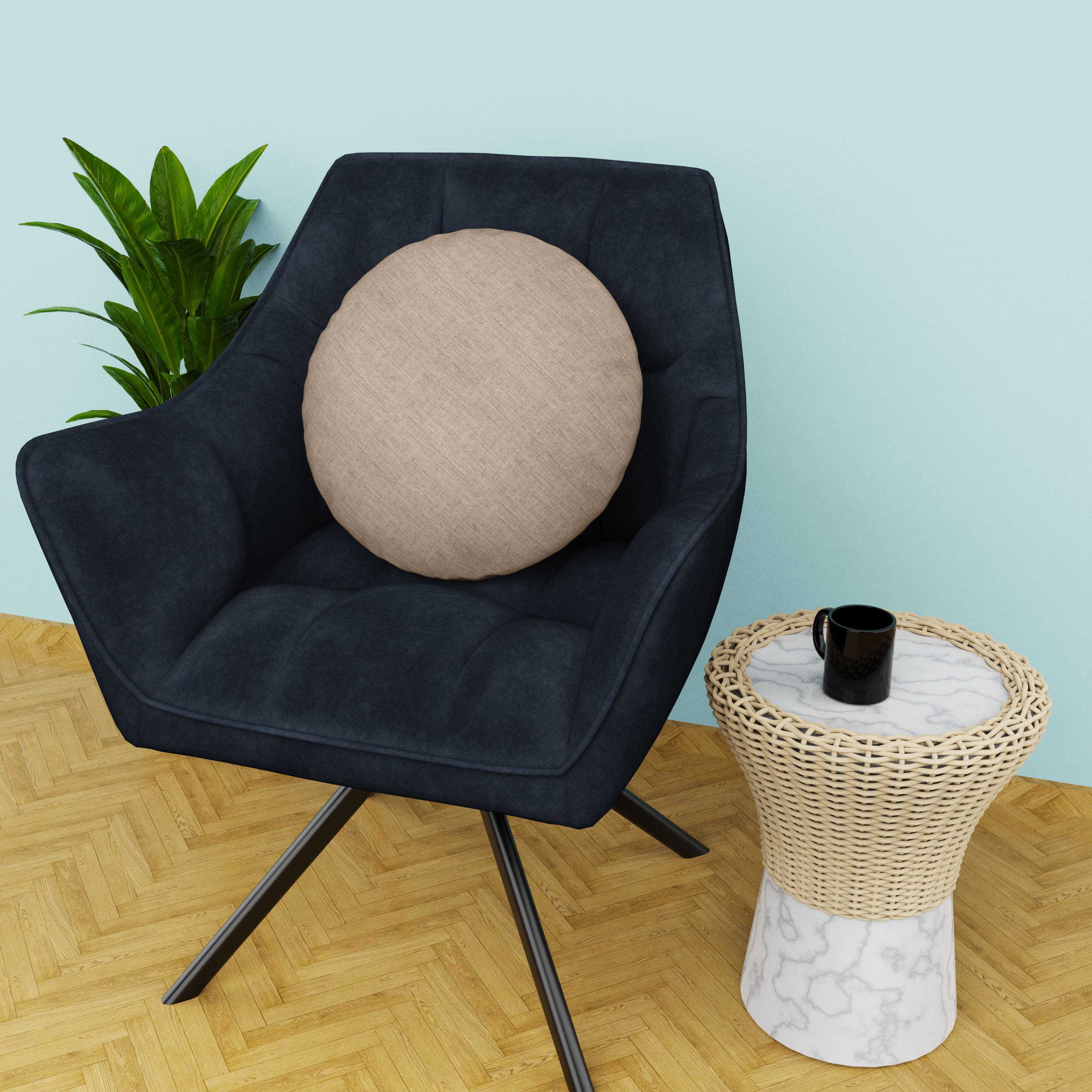 Custom Round Throw Pillows | Weatherproof, UV-Resistant & Stylish | PatioHQ