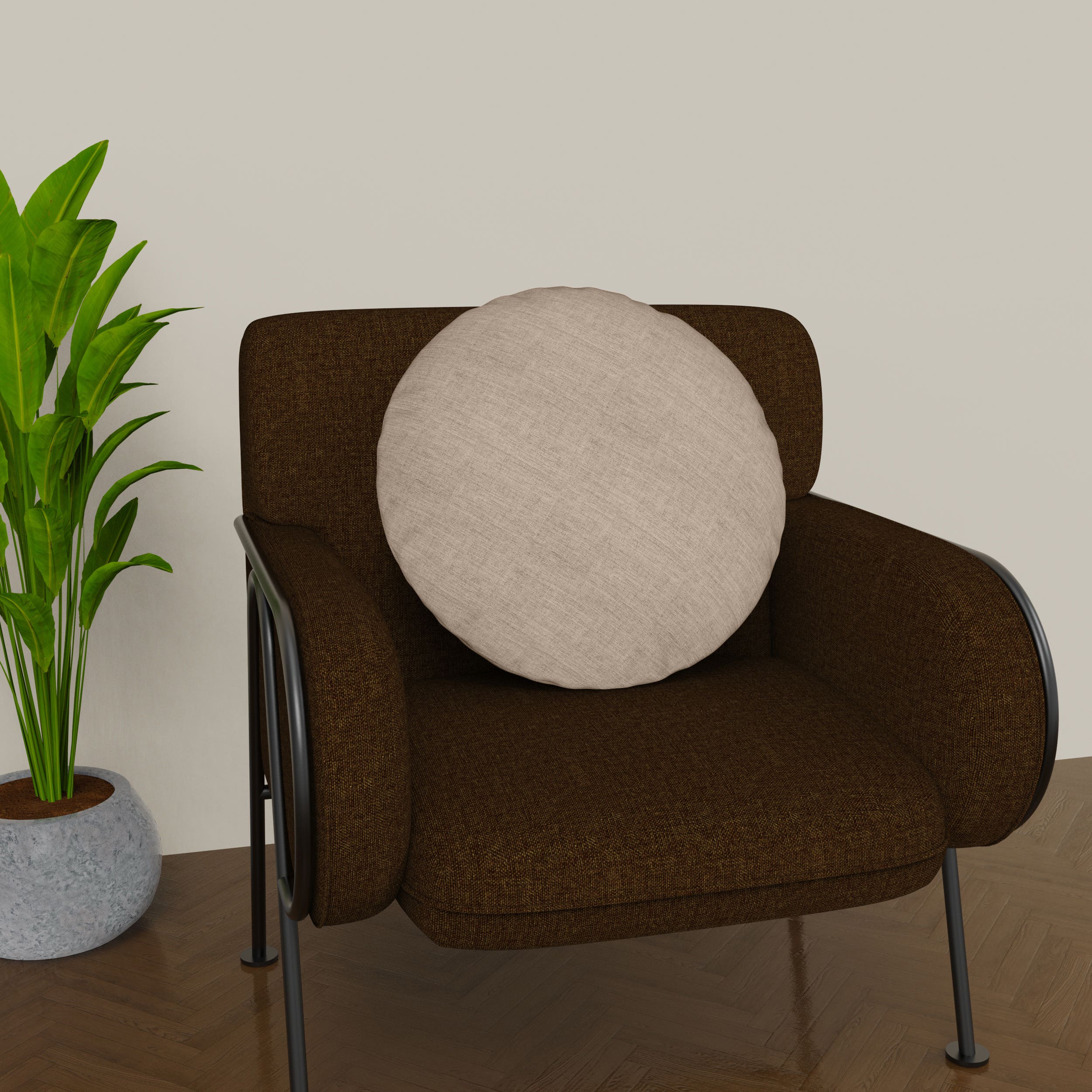 Custom Round Throw Pillows | Weatherproof, UV-Resistant & Stylish | PatioHQ