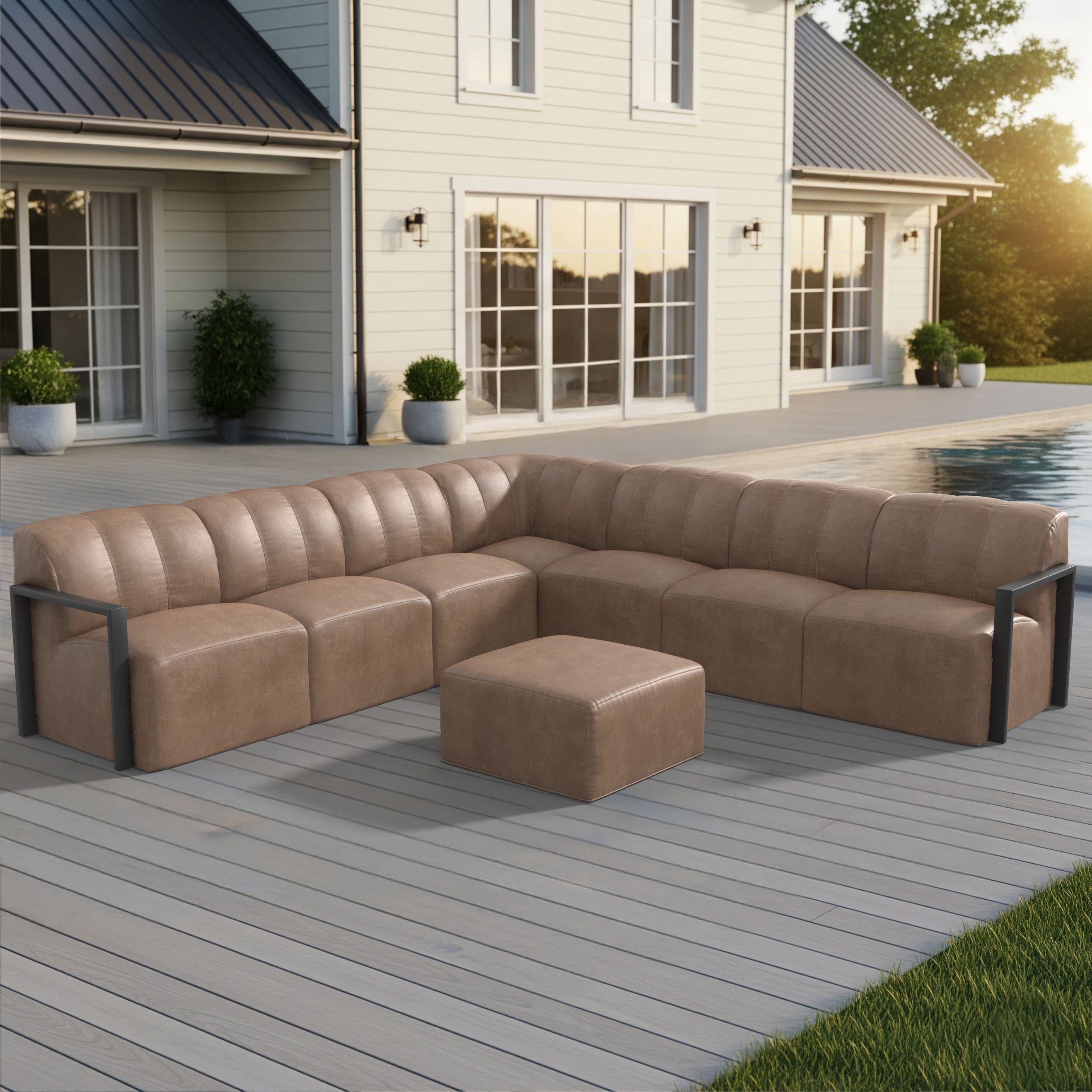 Tuscino 6-Piece Conversation Set – Upholstered Outdoor Comfort | PatioHQ
