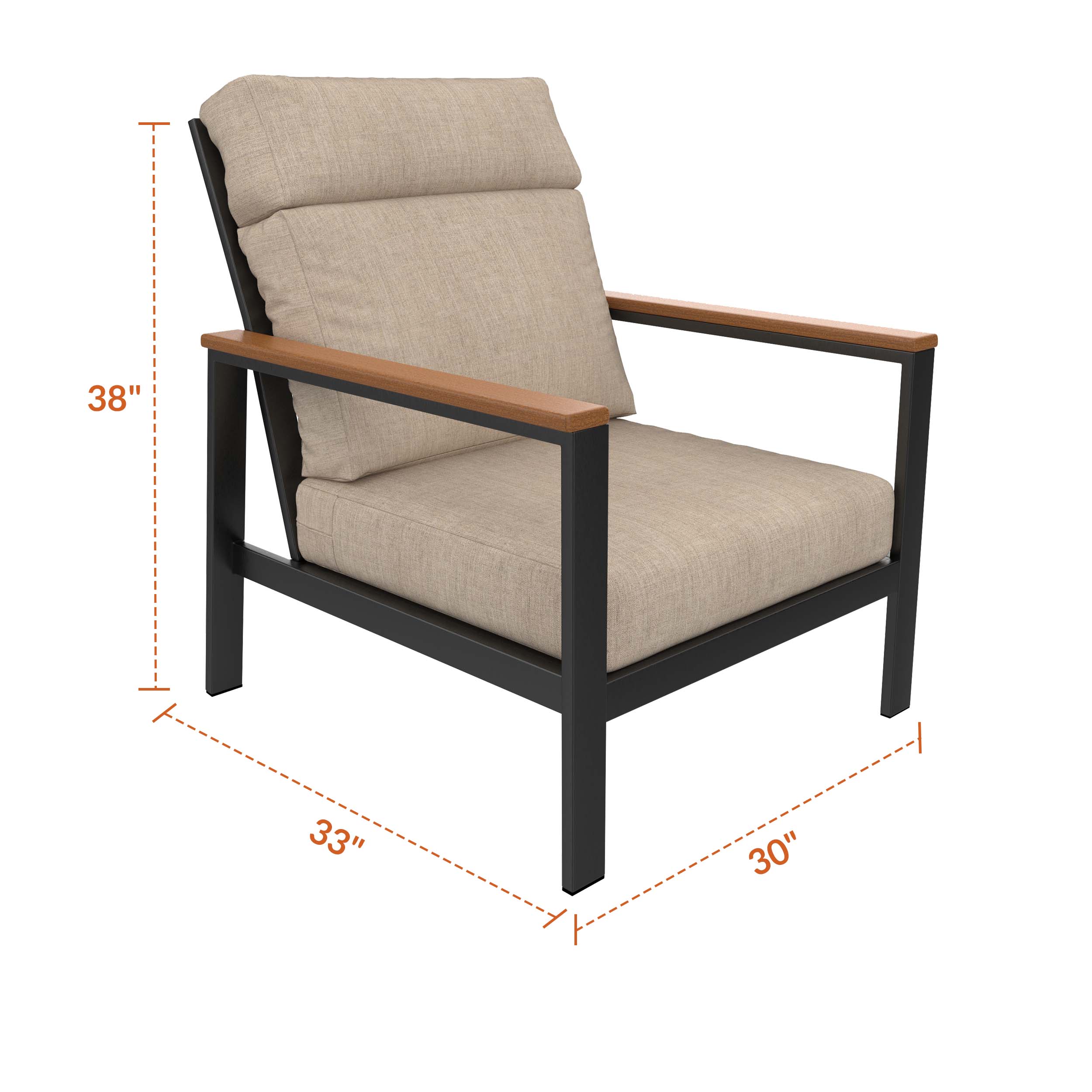 Windsor Patio Lounge Chair | Stylish, Comfy & Weatherproof | PatioHQ