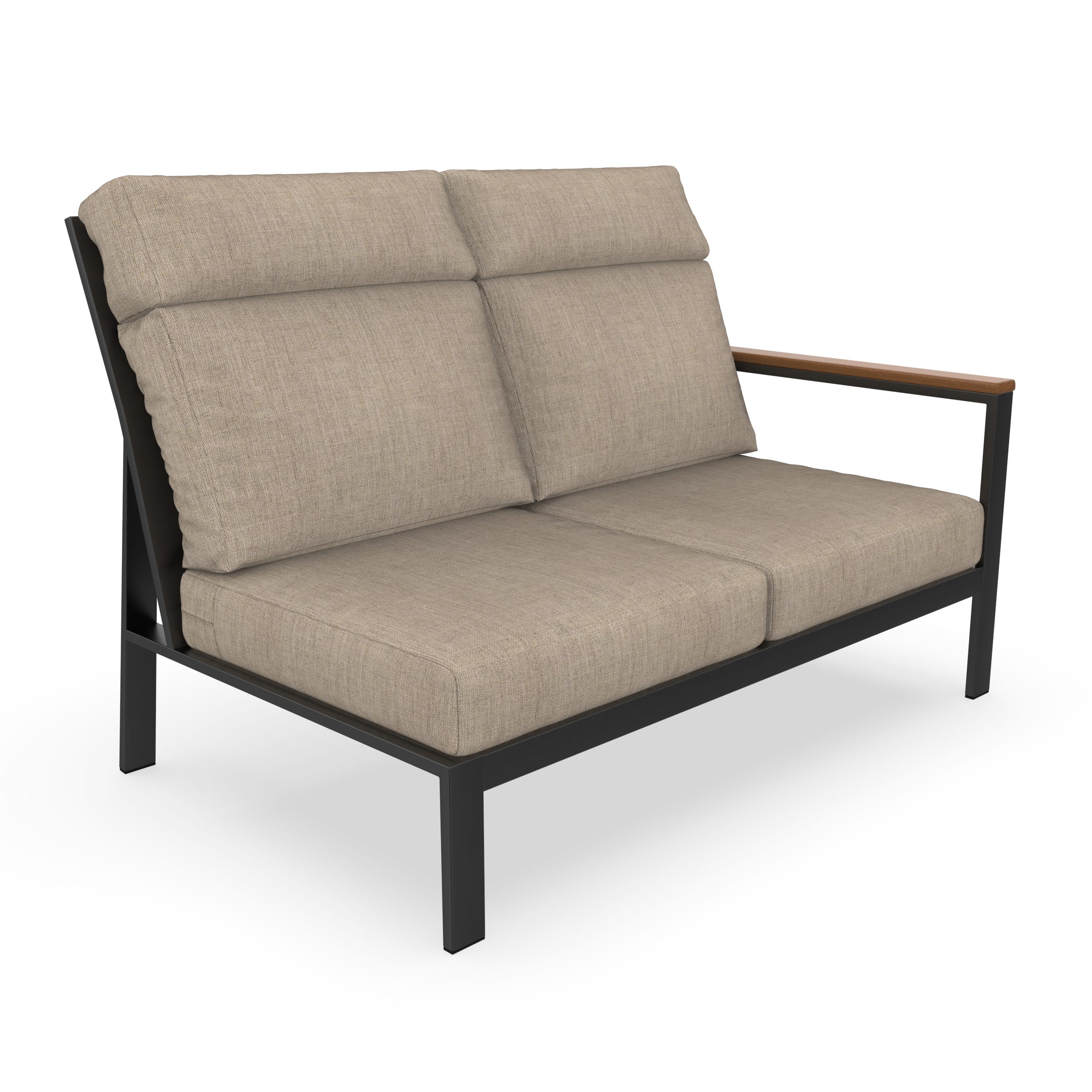 Windsor Left Arm Loveseat for Outdoor Sectionals | PatioHQ