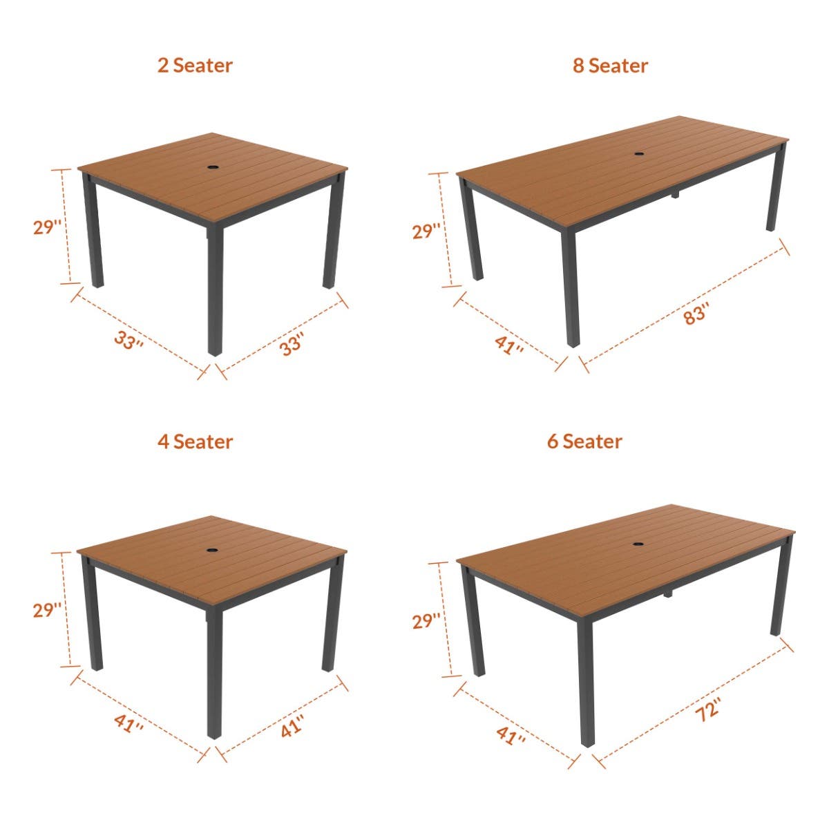 Hanover Patio Dining Table – Stylish & Durable Outdoor Table | PatioHQ