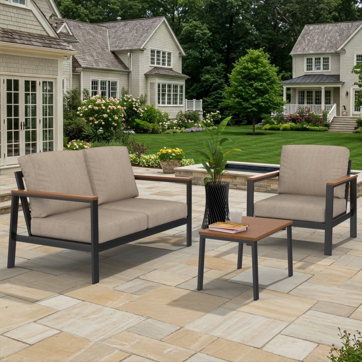 Hanover Patio Loveseat – Cozy Outdoor Seating for Two | PatioHQ