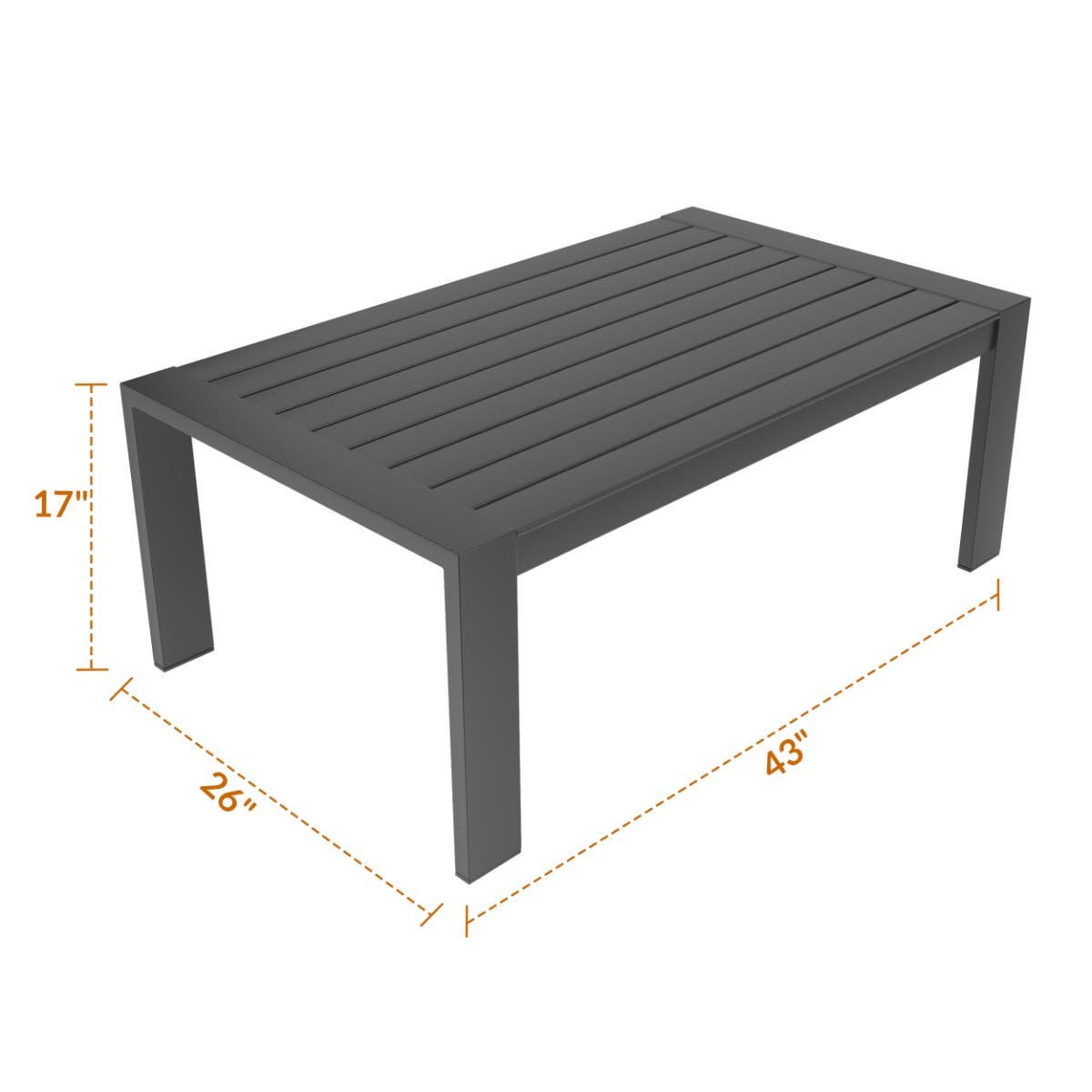 St. Croix Patio Coffee Table for Modern Outdoor Spaces | PatioHQ