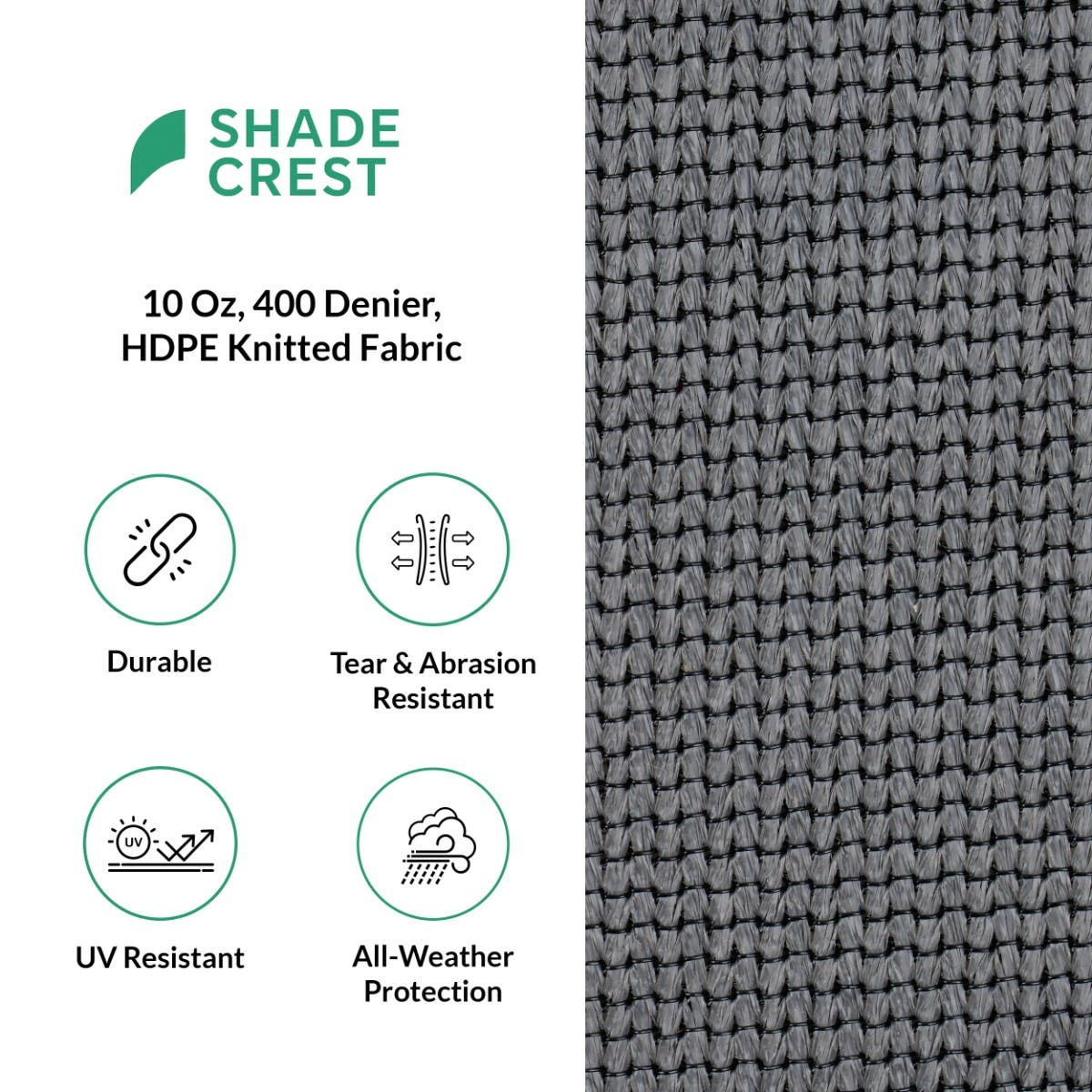 Durable 3-Sided Sun Shade Sail – UV Protection for Patios & Outdoor ...